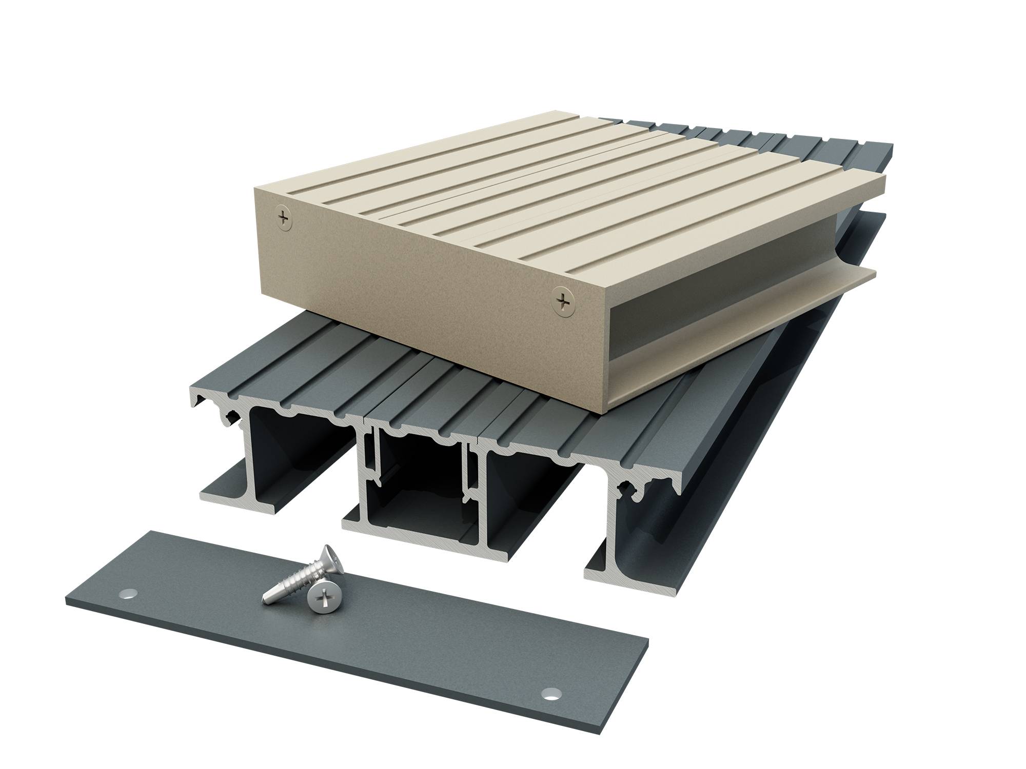 AliDeck Senior Flat Balcony Board V2 - Aluminium decking | AliDeck ...