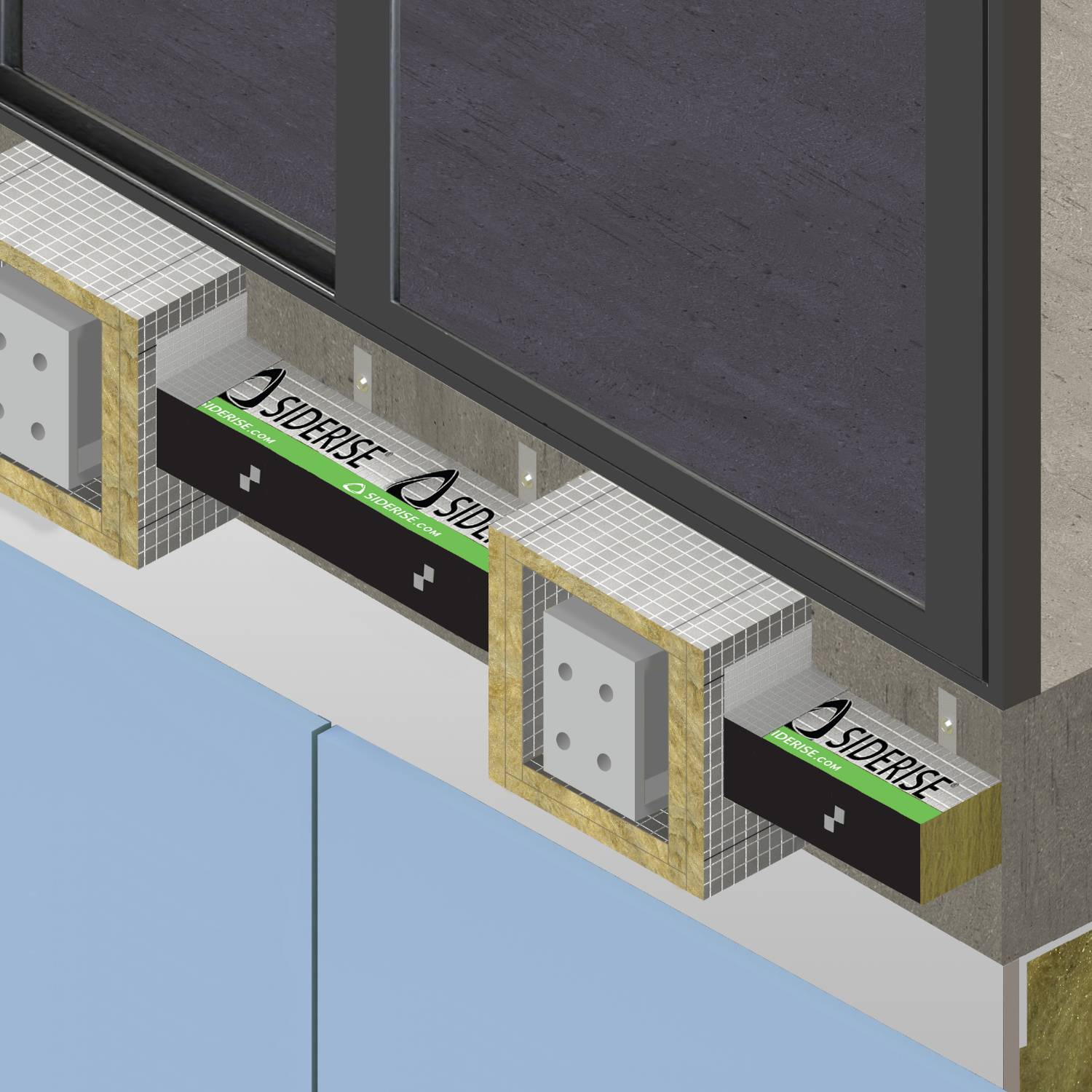 Siderise BB-FB Balcony Bracket Fireboard | Siderise Group | NBS BIM Library