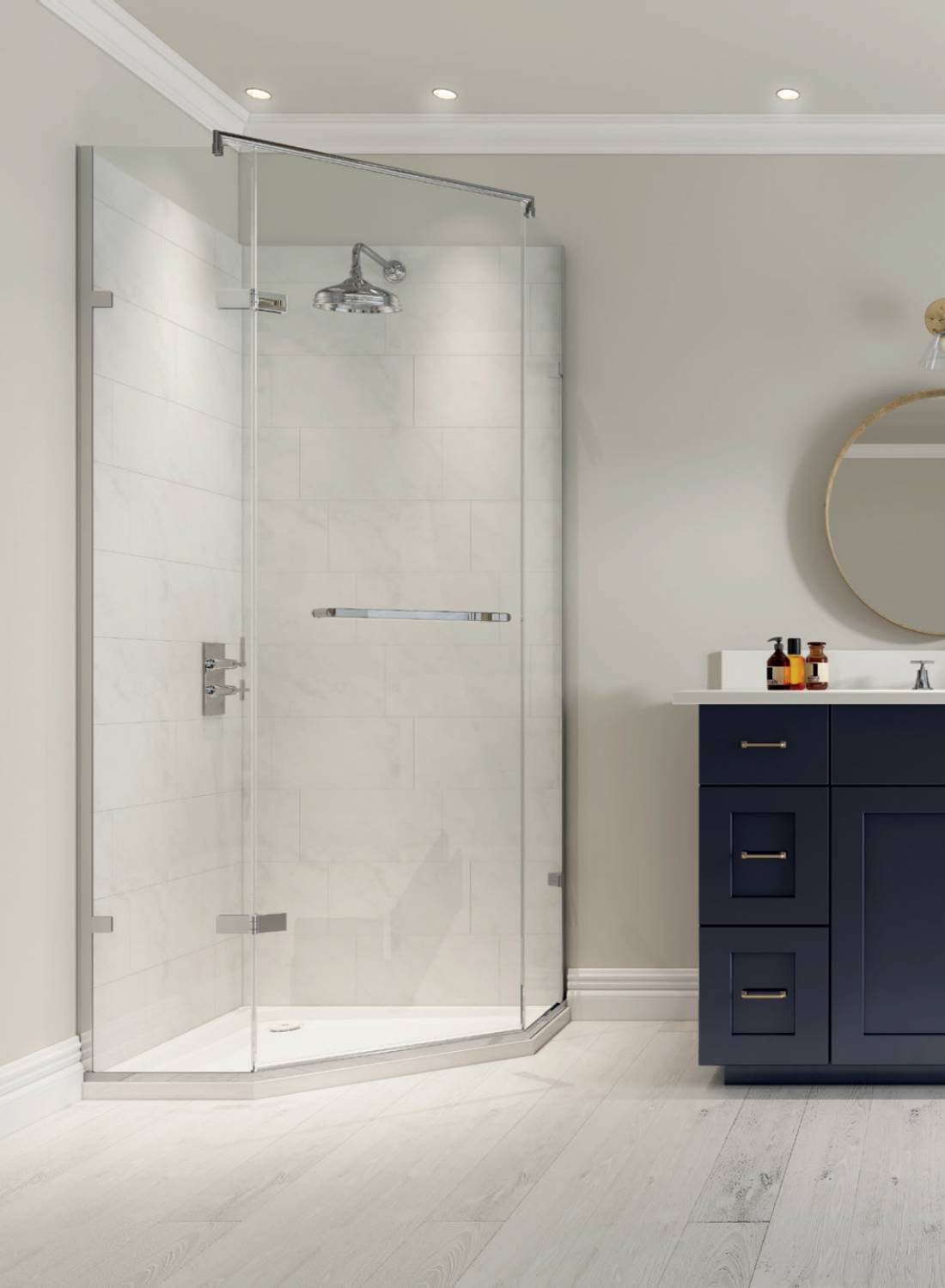 Venice - Frameless Corner Enclosure | The Majestic Shower Company | NBS ...