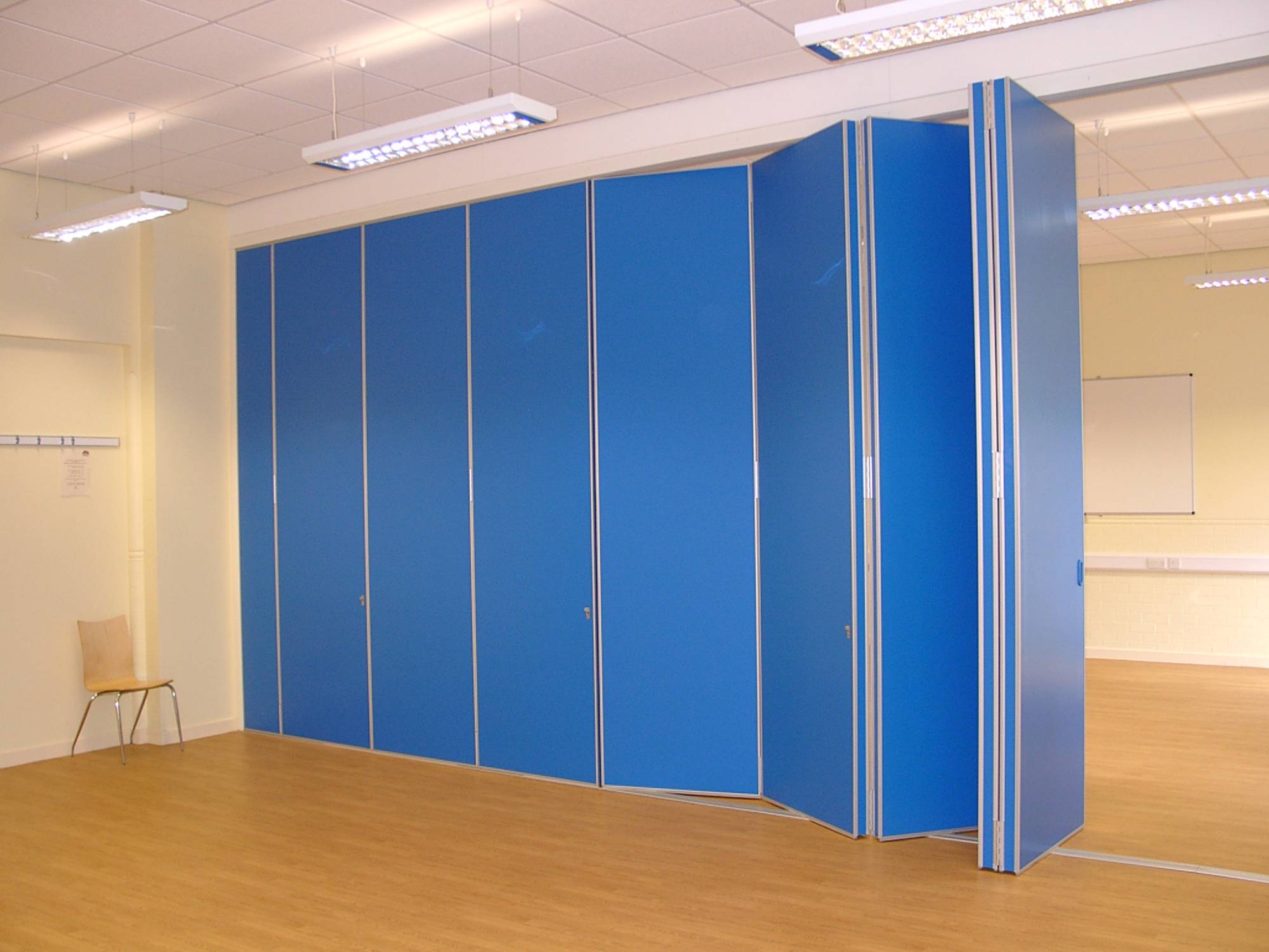 Type 200 sliding folding acoustic partition | London Wall Design Ltd ...
