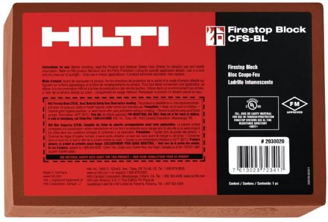 CFS-BL | Hilti (Gt Britain) Ltd | NBS Source