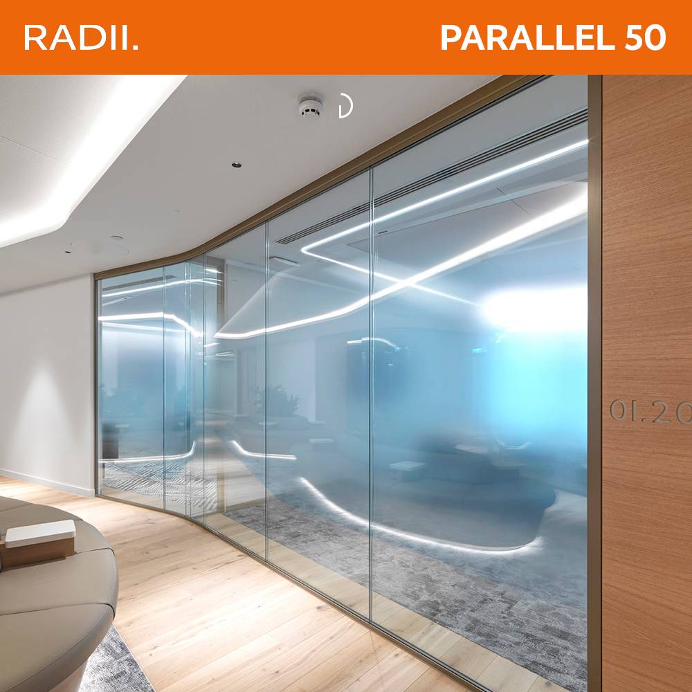 Parallel 50 Double Glazed Partition System | Radii | NBS BIM Library