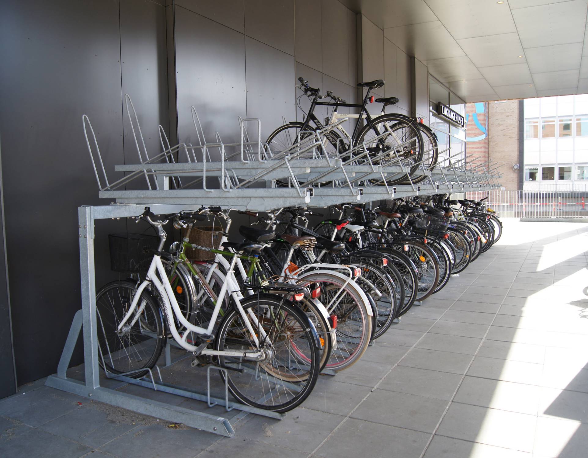 FalcoLevel-Eco Two Tier Cycle Rack | Falco UK Ltd | NBS Source