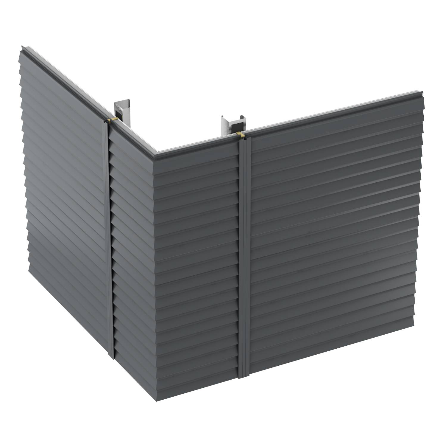 QuadCore Louvre Wall Panel System Kingspan Insulated Panels NBS Source