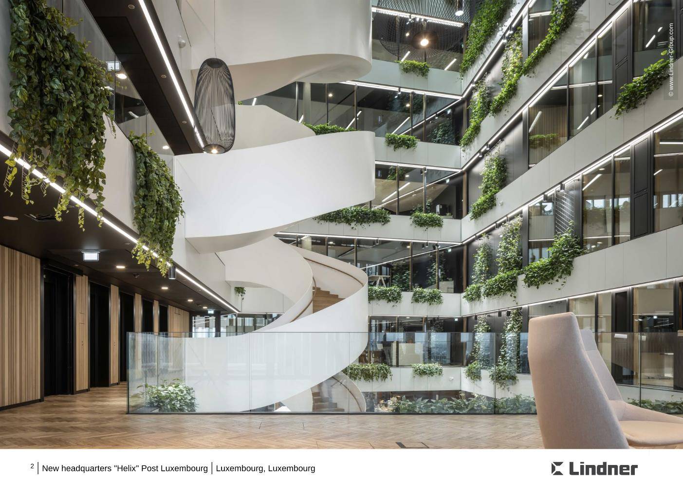 New headquarters "Helix" Post Luxembourg -> Partitions -> Floors ...