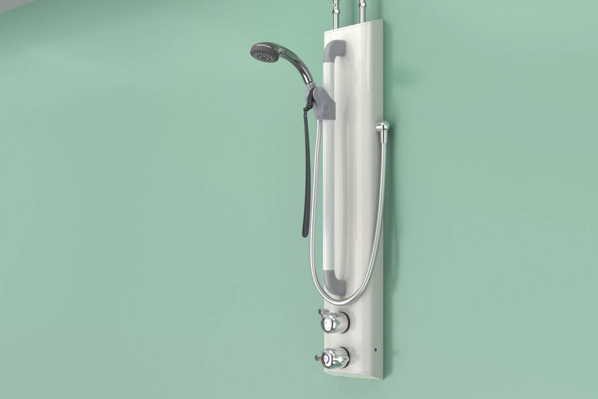 Shower Assembly with Dual Controls, Riser, Hose & Single Function ...