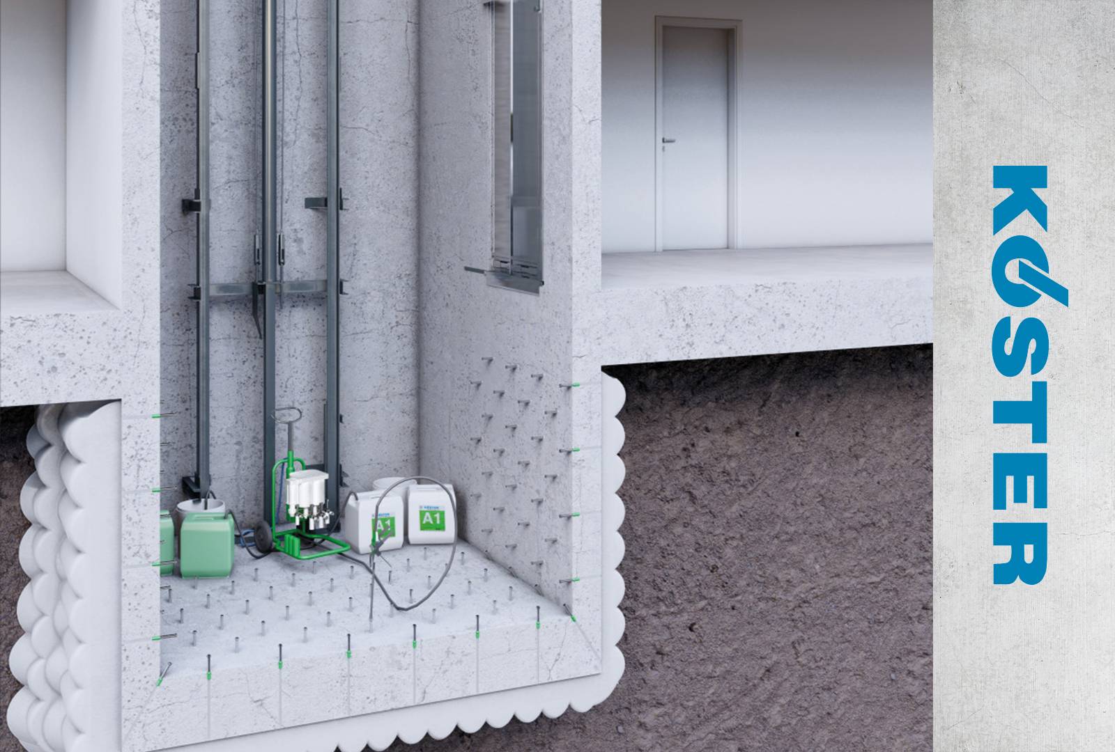 Acrylic Gel - Curtain Injection Waterproofing System | Koster ...