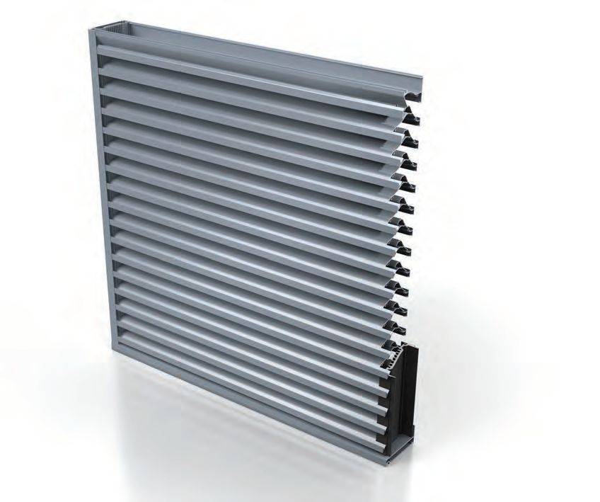 CS Louvres Rain Defence Louvre RSH-5700AL | Construction Specialties ...