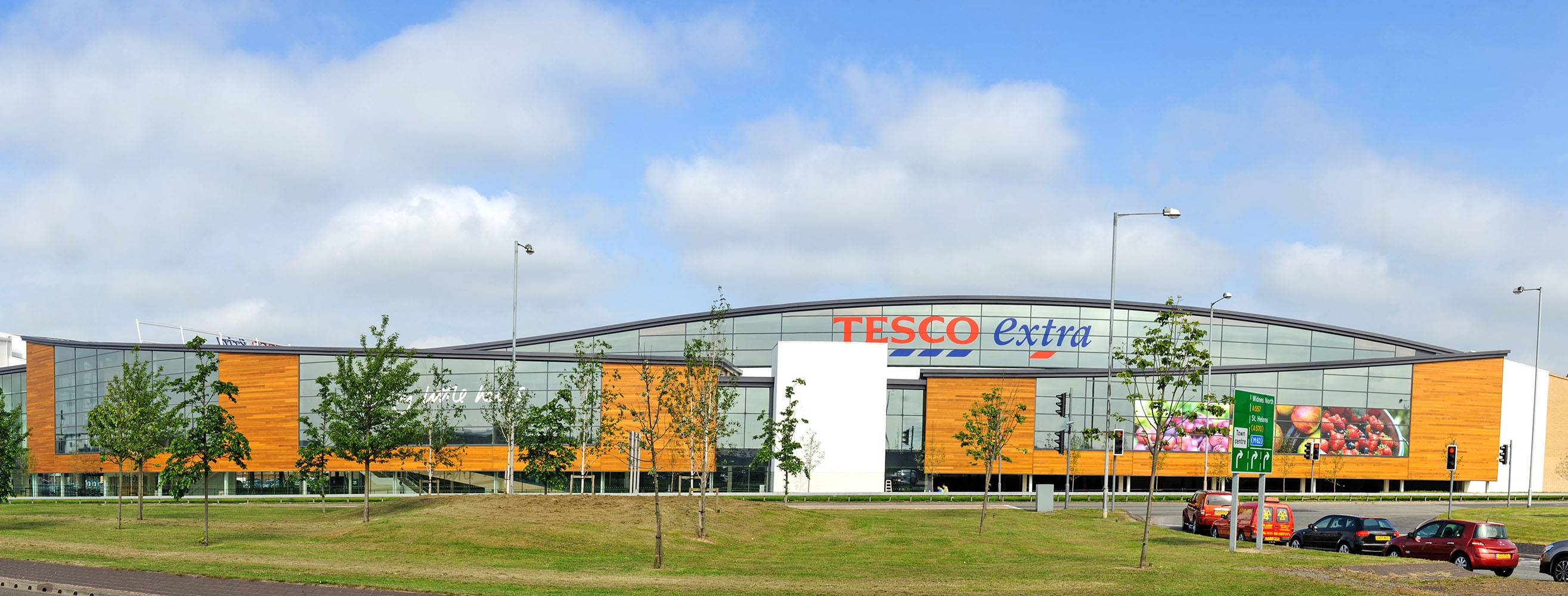 Silva Timber Supplies Western Red Cedar Cladding for Tesco Widnes ...