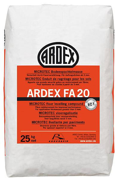 ARDEX FA 20 Levelling and Smoothing Compound for Timber Floors | Ardex ...