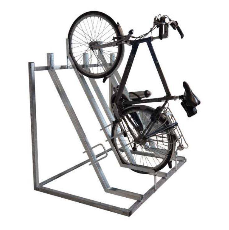 FalcoVert-Pro Semi-Vertical Cycle Rack - Cycle rack with semi-vertical ...