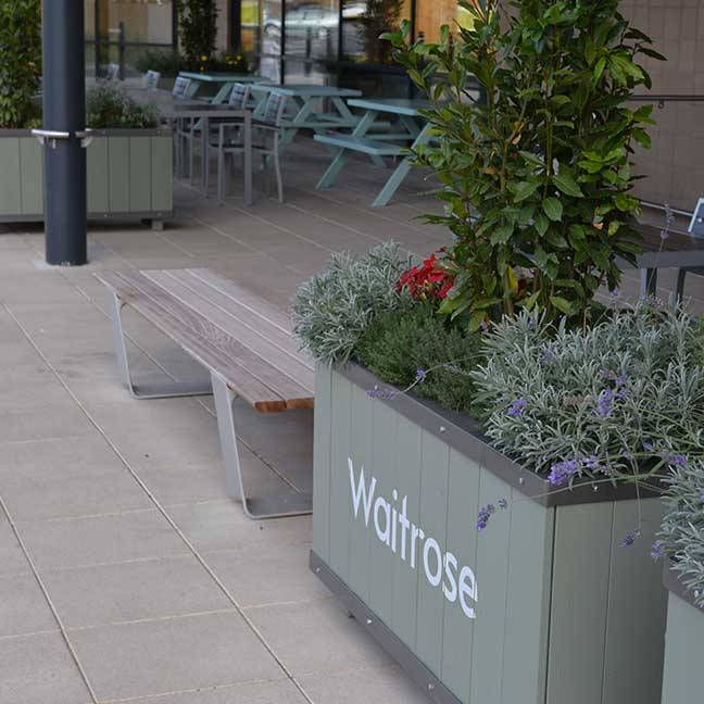 Waitrose Store, Worcester | Artform Urban Furniture Limited | NBS Source