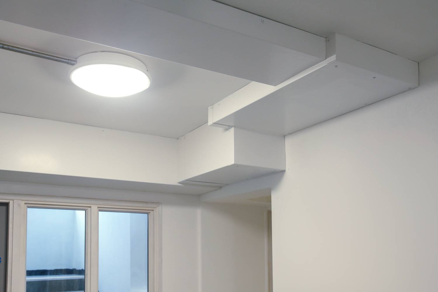 Pendock metal pipe boxing conceals high-rise utilities | Pendock | NBS ...