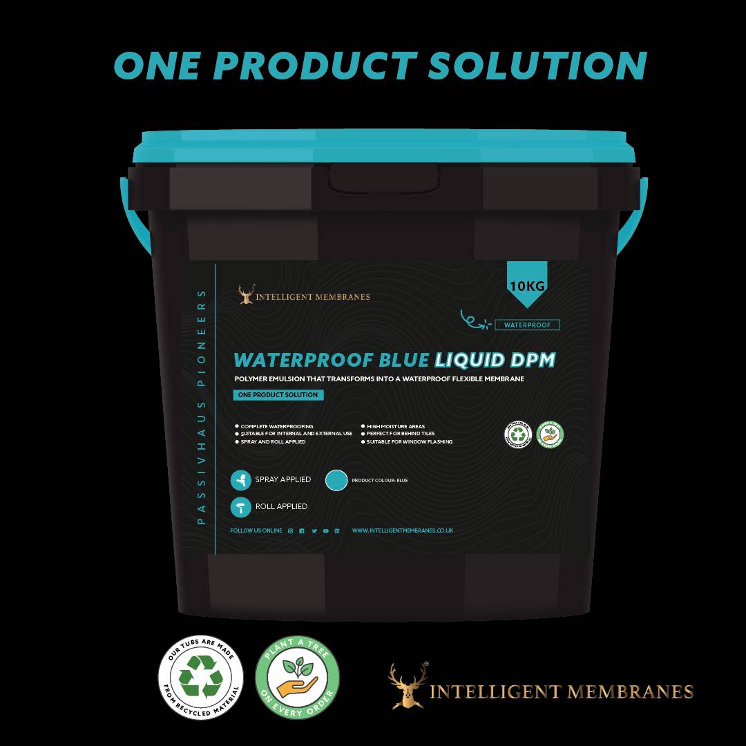 WATERPROOF BLUE Liquid DPM - Waterproof Flexible Membrane | Intelligent ...