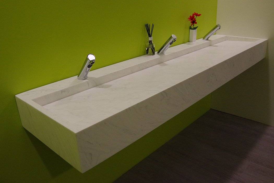 Wash Trough - Solid surface wash trough | Willis Systems | NBS BIM Library