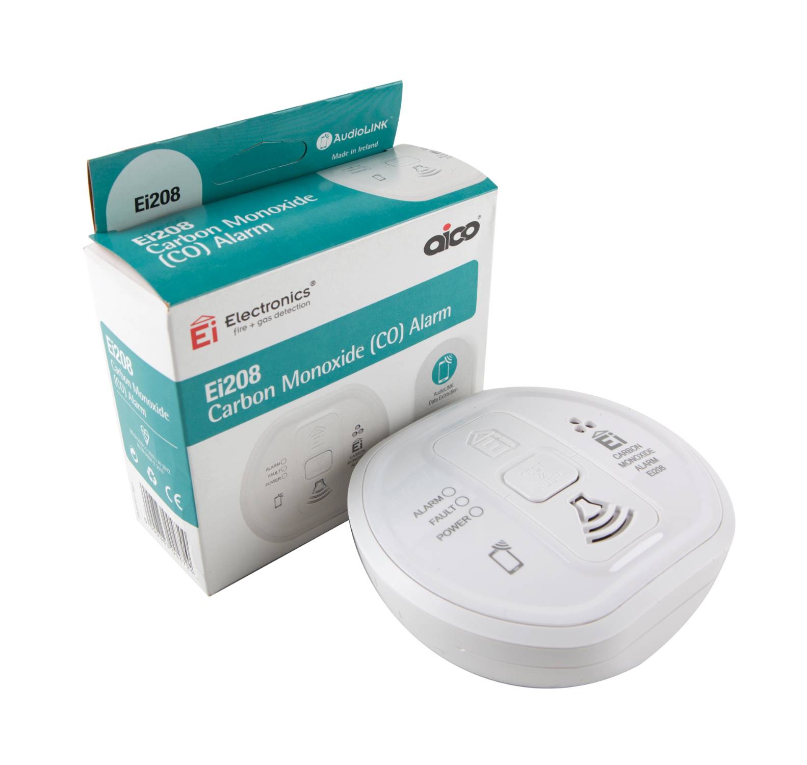 Ei208 Carbon Monoxide (CO) Alarm - Carbon Monoxide (CO) Alarm | Aico ...