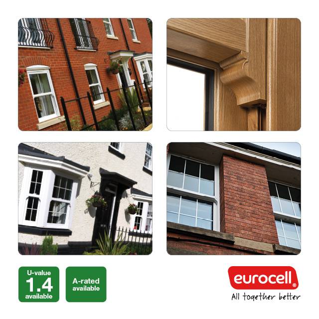 PVC-U Vertical Sliding Sash Windows | Eurocell plc | NBS Source