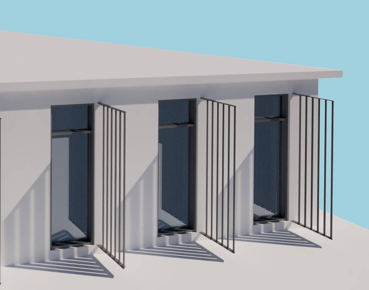 Aluminium Brise Soleil - Solar Shading: Shadex 100 Vertical - Brise ...