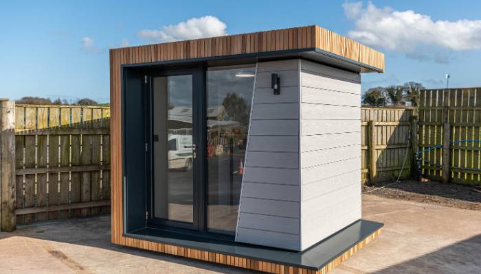 Garden pods clad with Cedral | Cedral by Etex | NBS Source