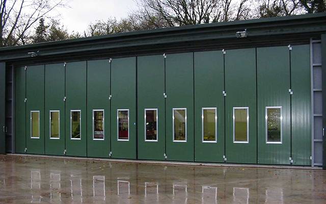 High Insulation Bi Folding Industrial Door - Q Door - Industrial Door ...