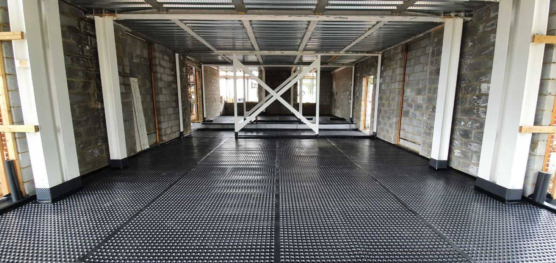 Newton 8 mm CDM 508 eco Floor Recycled Cavity Drain Floor Membrane - 8 ...