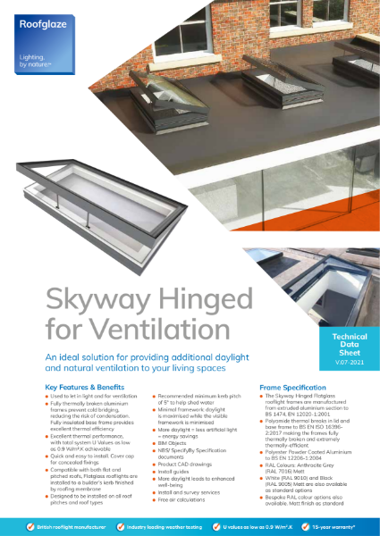 Data Sheet Flatglass Hinged for Ventilation | NBS Source