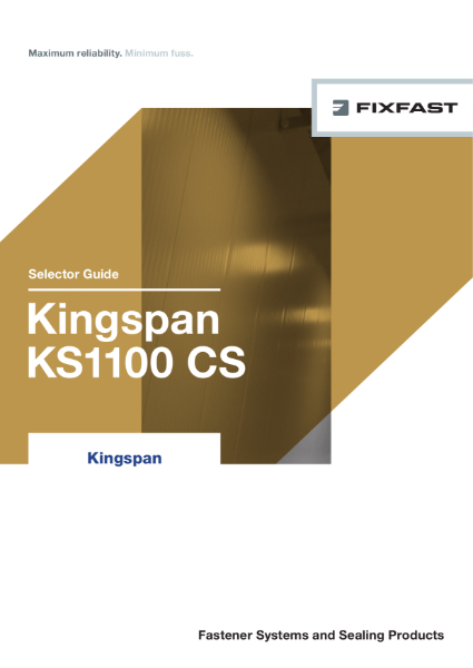 Kingspan KS1100 CS Selector Guide | NBS Source