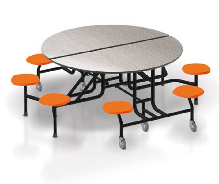 Hallmark 6 Stool Round Dining Table With Disabled Access | Westcountry ...