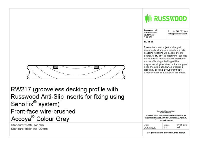 217-grooveless-anti-slip-wire-brushed-accoya profile | Russwood Ltd ...