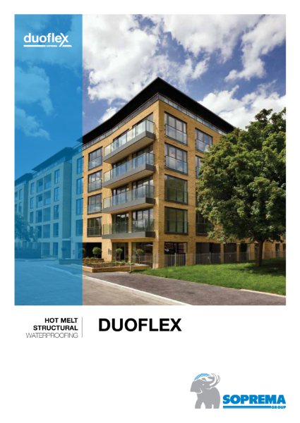 Duoflex Structural Waterproofing Systems | Soprema UK | NBS Source