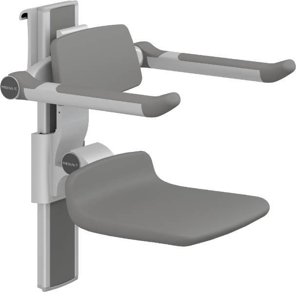Height and Sideways Adjustable PLUS Shower Seat 310 - R7364 | Pressalit ...