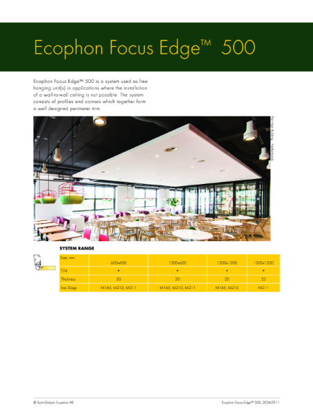 Data Sheet - Focus Edge™ 500 | NBS Source