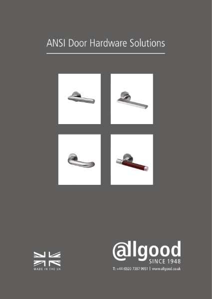 Allgood ANSI Door Hardware Solutions | Allgood Ltd | NBS Source