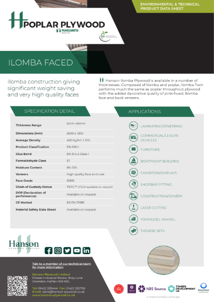 Poplar Ilomba Plywood | NBS Source