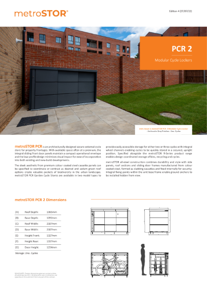 PCR 2 Data Sheets | urbanspec | NBS Source