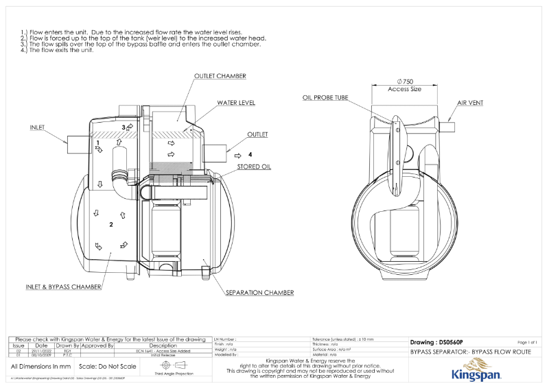 Ds0560p 02 Separator Bypass Flow Route Kingspan Klargester Nbs Source