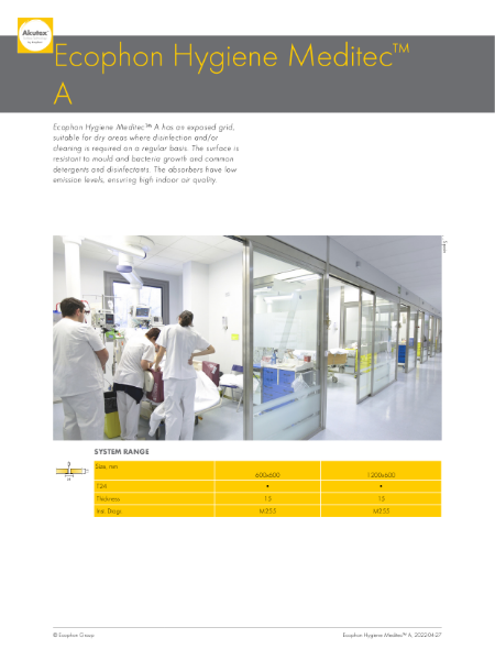 Data Sheet Hygiene Meditec A | NBS Source