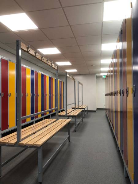 McCormick Haddenham, Staff Lockers and Bench Seating | Helmsman | NBS Source