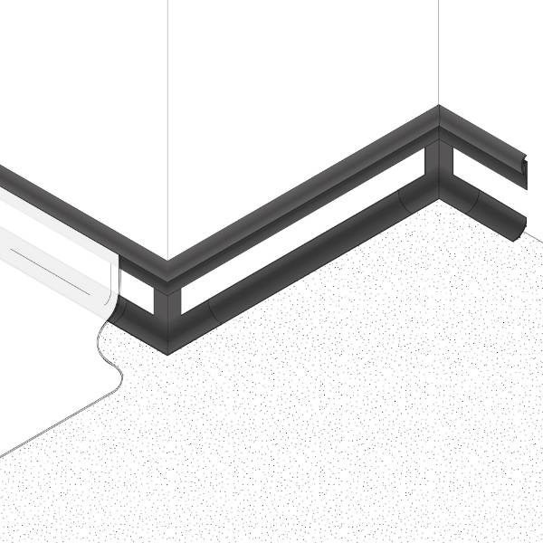 Polyvinyl chloride (PVC) cove skirtings - BIM objects and Revit ...