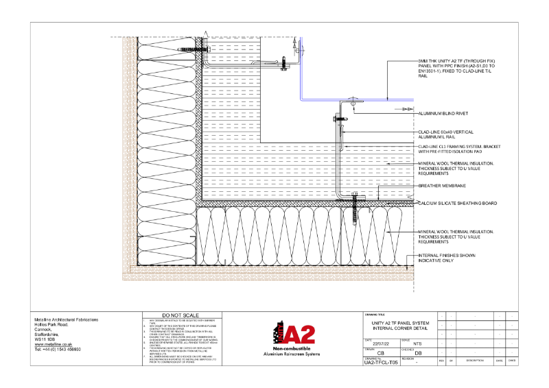 Unity A2 TF-04 Technical Drawing | NBS Source
