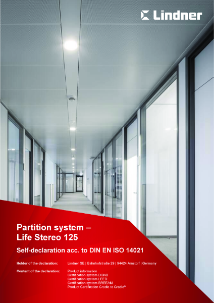 Lindner Life Stereo 125 - Self-declaration | Lindner Group | NBS Source