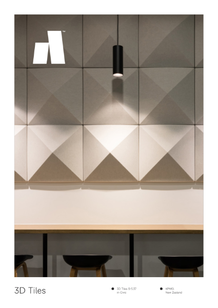 3D Tiles Lookbook | Autex Acoustics Ltd | NBS Source
