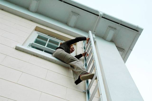 Drop Down Emergency Escape Ladders | Surespan | NBS Source