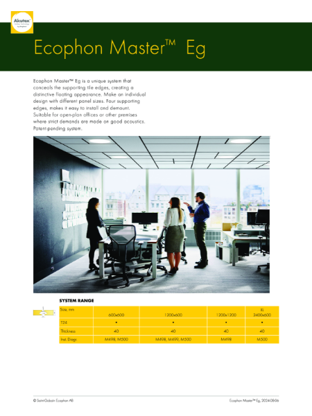 Data Sheet Master Eg | NBS Source