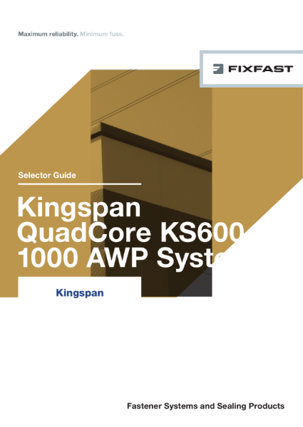 Kingspan QuadCore KS600-1000 AWP Selector Guide | NBS Source