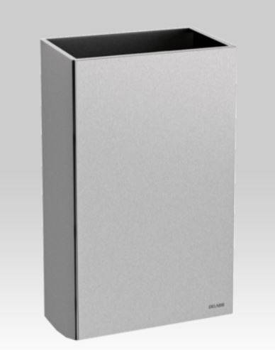 Wall-Mounted Stainless Steel Bin | Delabie UK Ltd | NBS Source