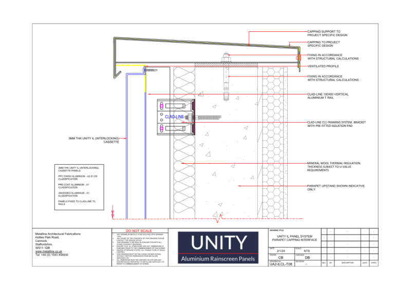 Unity A1 IL-T08 Technical Drawing | NBS Source