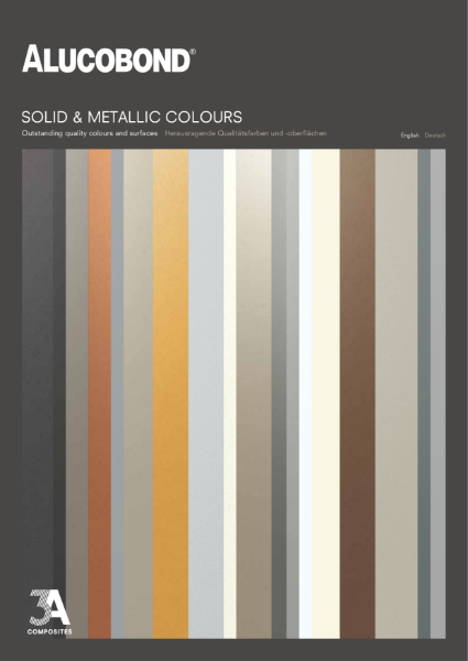 Colour Chart ALUCOBOND® solid & metallic | 3A Composites GmbH | NBS Source