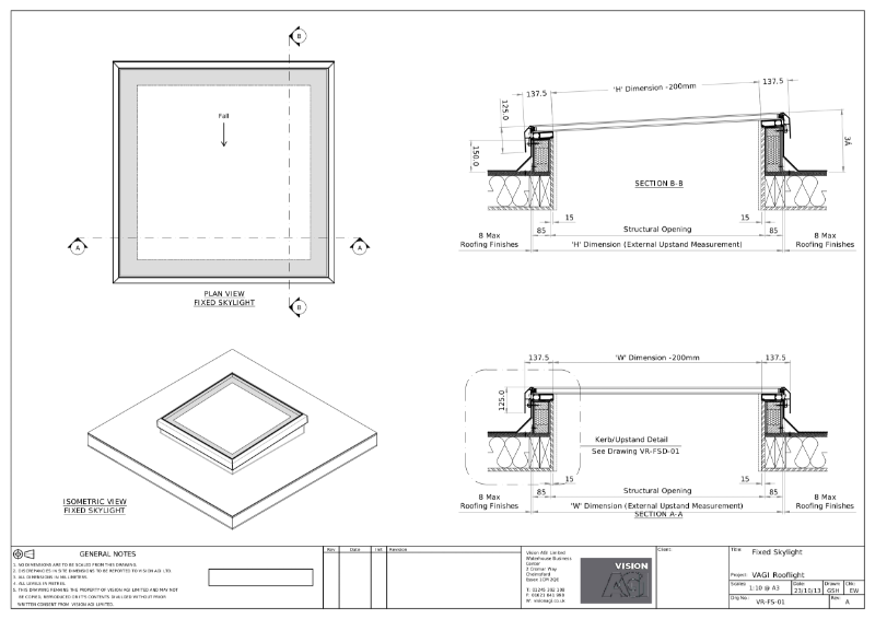 Fixed Skylight | Next Generation Rooflights | NBS Source