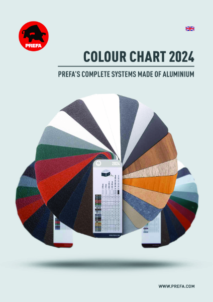 PREFA Colour Chart 2024 | NBS Source